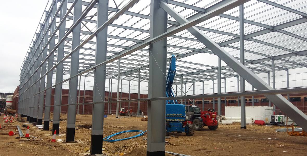 Aldi Regional Distribution Centre in Darlington - Billington Structures Ltd